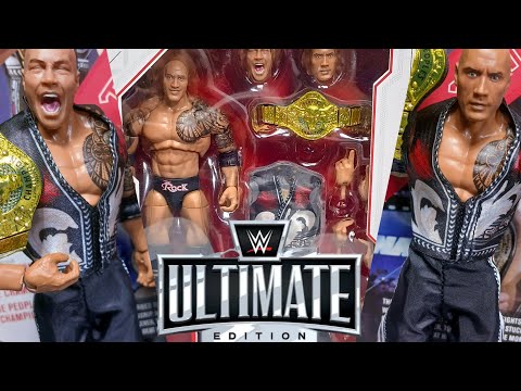WWE ULTIMATE EDITION 25 THE ROCK FINAL BOSS FIGURE REVIEW! | WTH EP.66