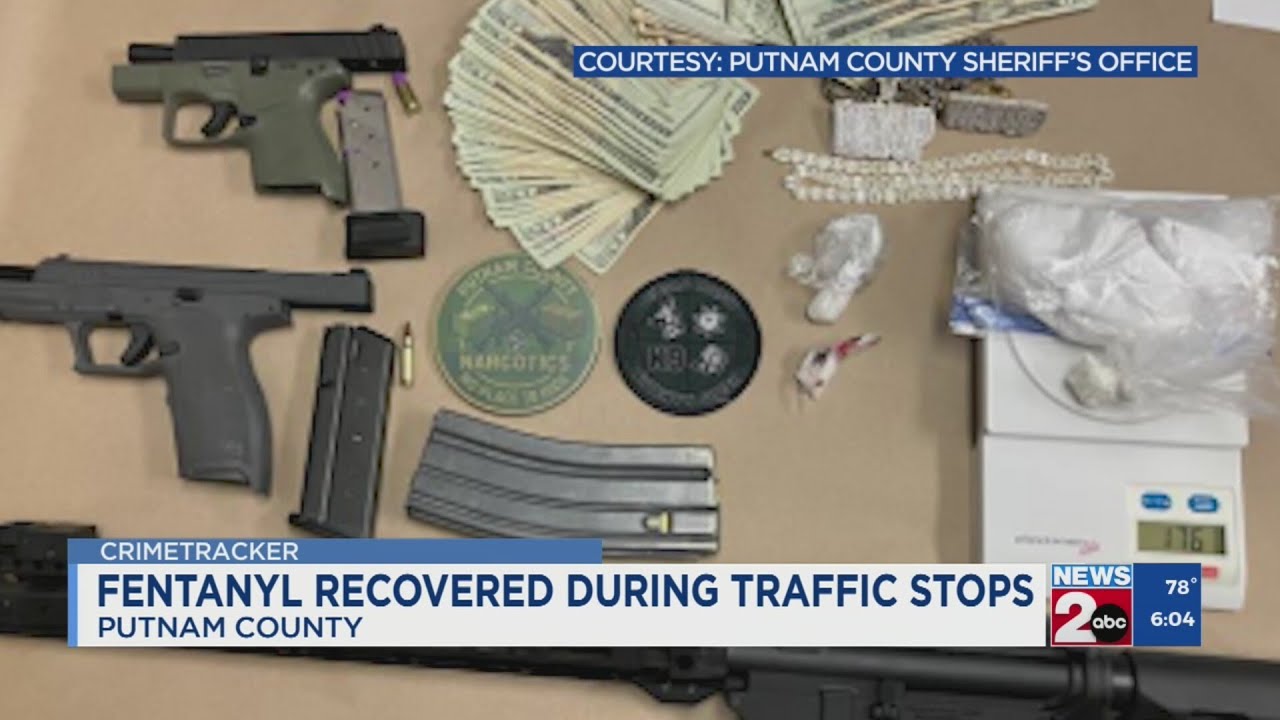 Fentanyl recovered during traffic stops in Putnam County