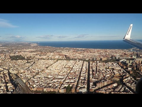 11.12.2021 Landing at Valencia Airport (VLC)