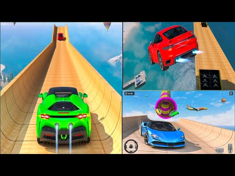 crazy car drive level 1-5 (track spiral)