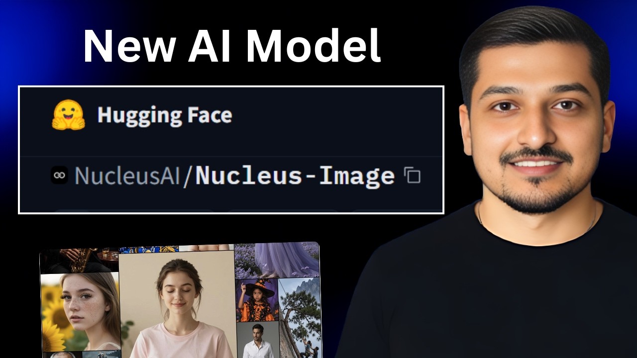 Nucleus Image : This New AI Text To Image Model Is Insanely Efficient 🤯