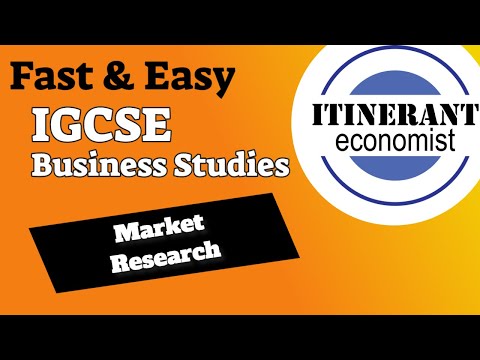Secondary Market Research Video Lecture - Business Studies for GCSE ...