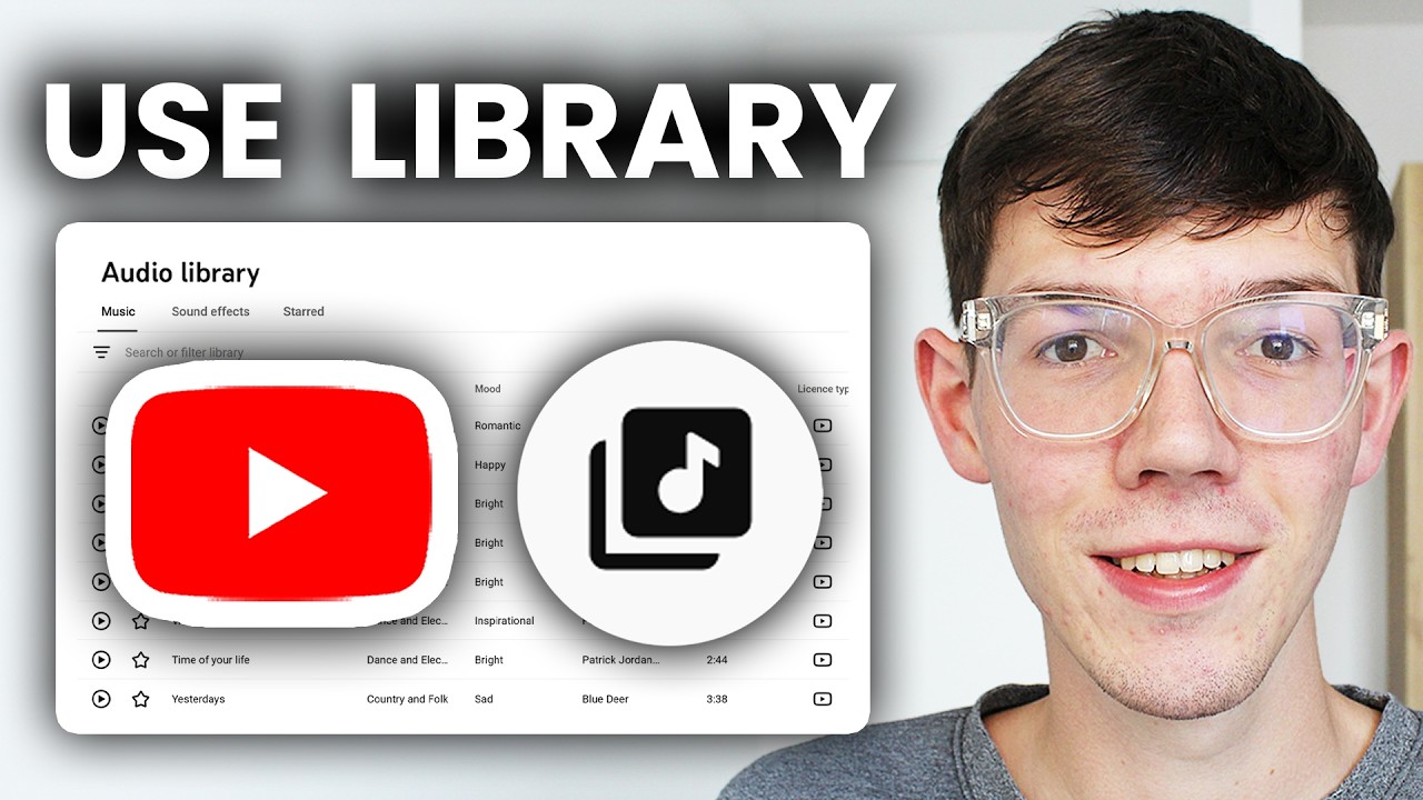 How To Use YouTube Audio Library - For Beginners