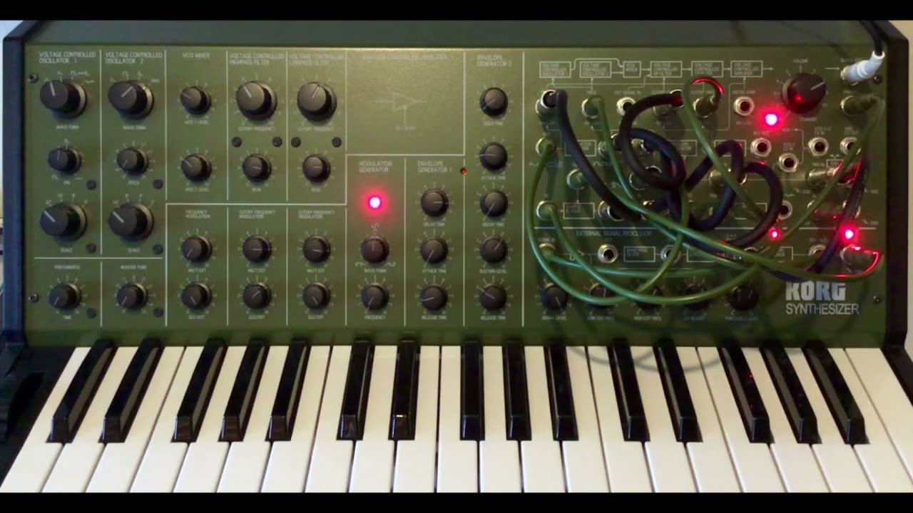 Korg MS-20 | Appearance | Self-Playing Patch #52