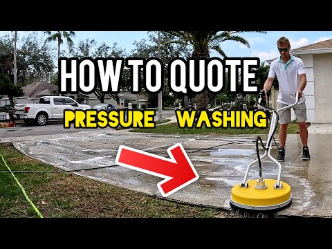 How To Quote Pressure Washing Jobs Like A Pro!