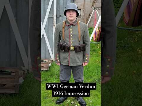 WW1 German Infantry 1916 Verdun Impression #shorts #reenactment #ww1 #germany