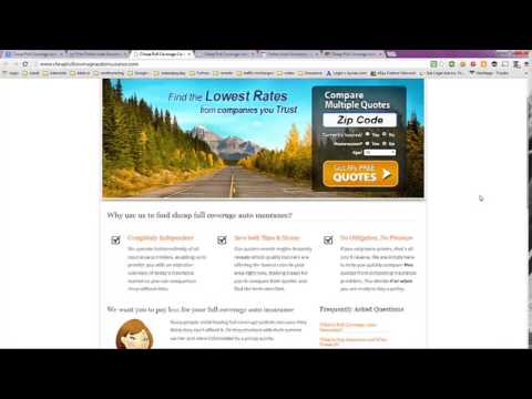 Cheap Full Coverage Auto Insurance Quotes in Texas