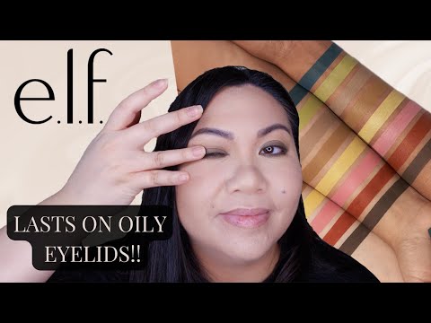 ELF No Budge Matte Eyeshadow Stick Wear Test | Oily Skin Review | What You Need To Know