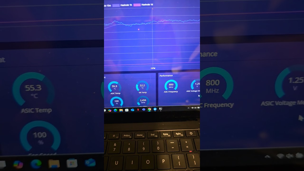 OverClocking my Nerdqaxe ++ 7TH/S