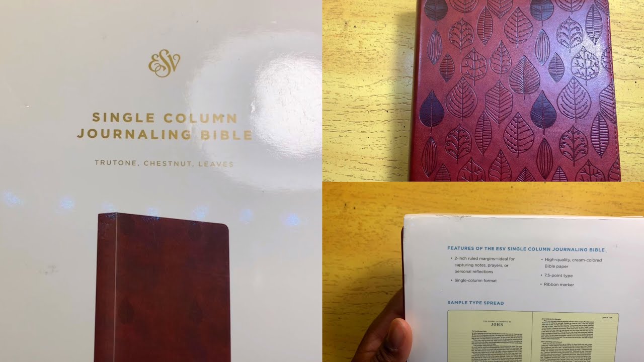 Esv Single Column Journaling Bible
