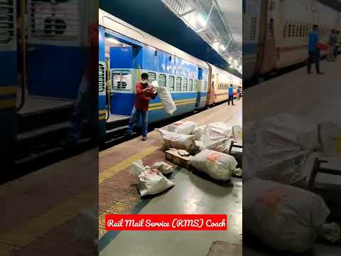 Rail Mail Service (RMS) Coach of Indian Railways| Chennai Express #shorts #shortsvideo #railway