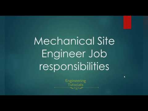 Mechanical Engineer job roles and responsibilities, hvac Engineer job responsibilities