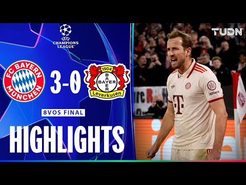 HIGHLIGHTS - Bayern Munich 3-0 Leverkusen | UEFA Champions League 24/25 | TUDN