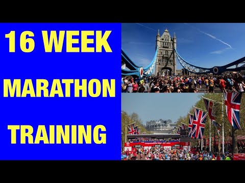 16 WEEK MARATHON TRAINING // How to train for a marathon // London Marathon 16 week training plan