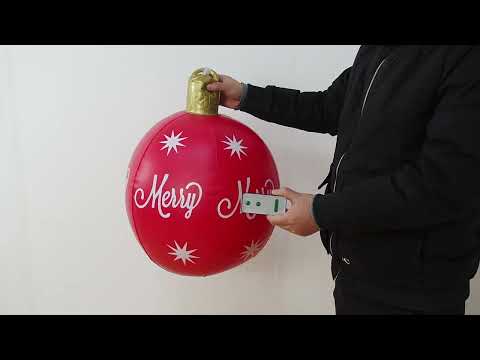 Christmas Ornaments Inflatable Ball Operation Guide