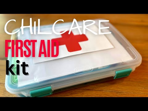 Making a First Aid Kit that is organized, accessible & compliant