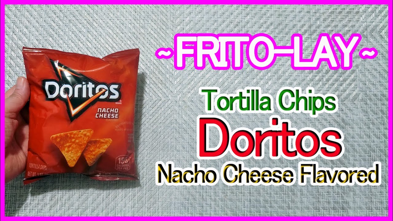 FRITO LAY Tortilla Chips Doritos Nacho Cheese Flavored