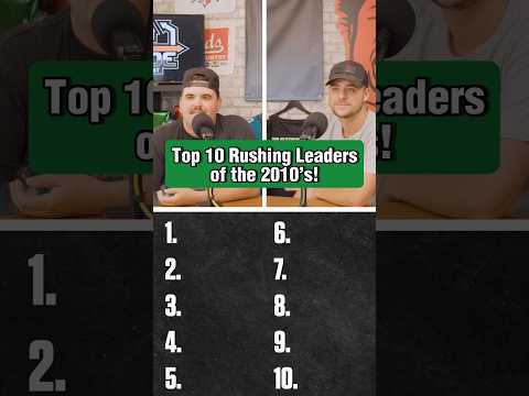 Name the NFL Rushing Yards Leader from the 2010s! 🏈 #nfl #shorts