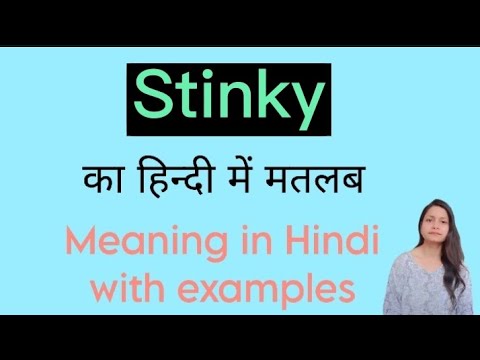 Stinky का हिंदी में मतलब Meaning of Stinky in Hindi with examples