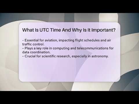 What Is UTC Time And Why Is It Important? - Everyday-Networking