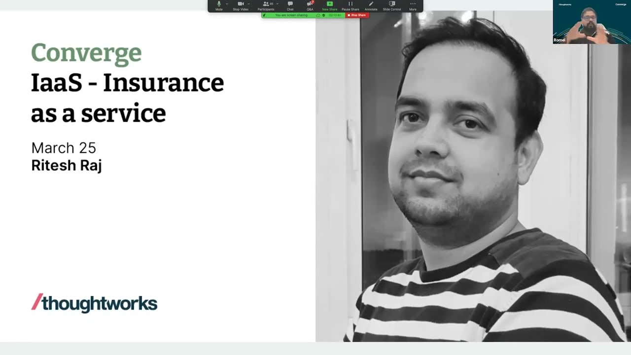 IaaS: Insurance as a service – Ritesh Raj