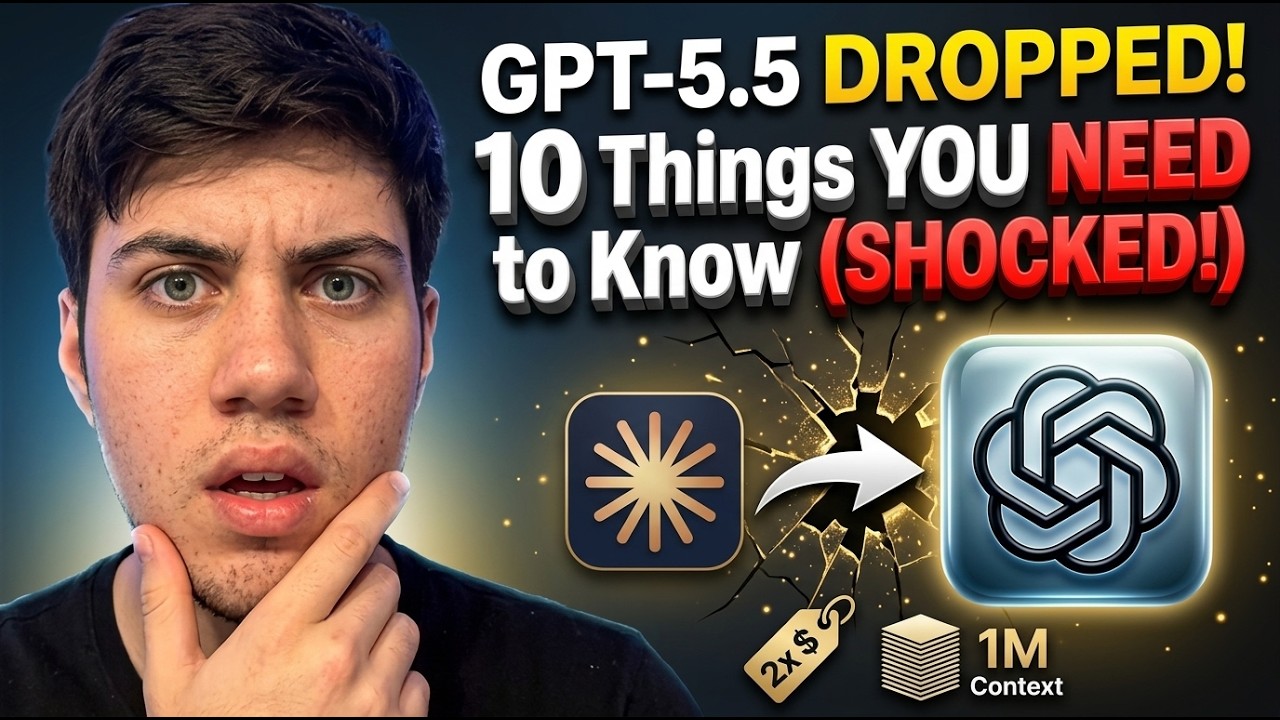 GPT-5.5 Just Dropped (10 Things You NEED to Know)