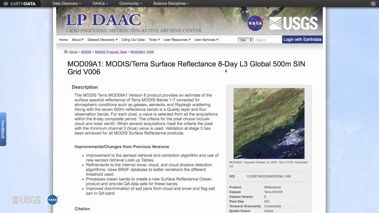 An Introduction to MODIS Version 6 Data