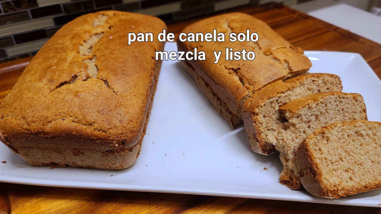 solo mezcla y listo  Pan de canela                            ** tortas fáciles **