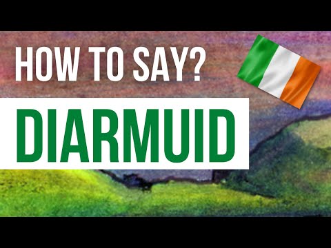 How to Pronounce Diarmuid - Listen to the Irish pronunciation and meaning of the name Diarmuid
