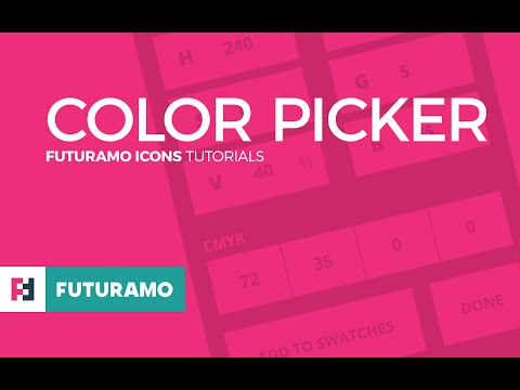 FUTURAMO ICONS Tutorials – Color Picker