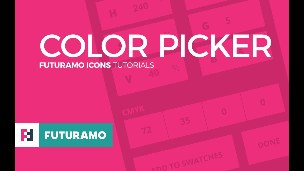 FUTURAMO ICONS Tutorials – Color Picker
