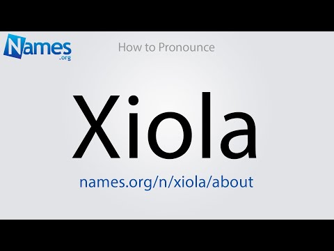 How to Pronounce Xiola