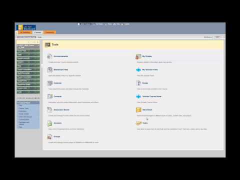 Modify Tools Area on Blackboard 9 1