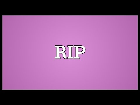 RIP Meaning