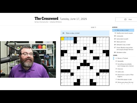 Learning Crossword Week 57 | NYT Crossword Tuesday June 17th, 2025