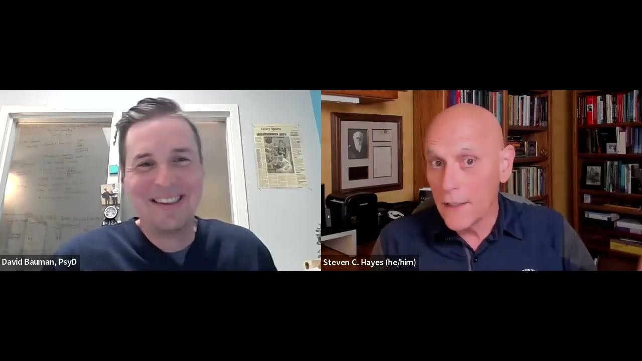 PCBH Corner #81: Steven Hayes on: Rethinking mental healthcare & proposing a different path