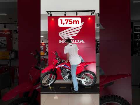 DIFERENTES ALTURAS NA CRF 250! #shorts