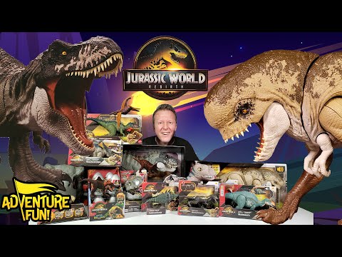 Jurassic World Rebirth Official Movie Trailer Toy Action Figures Jurassic Toys AdventureFun!