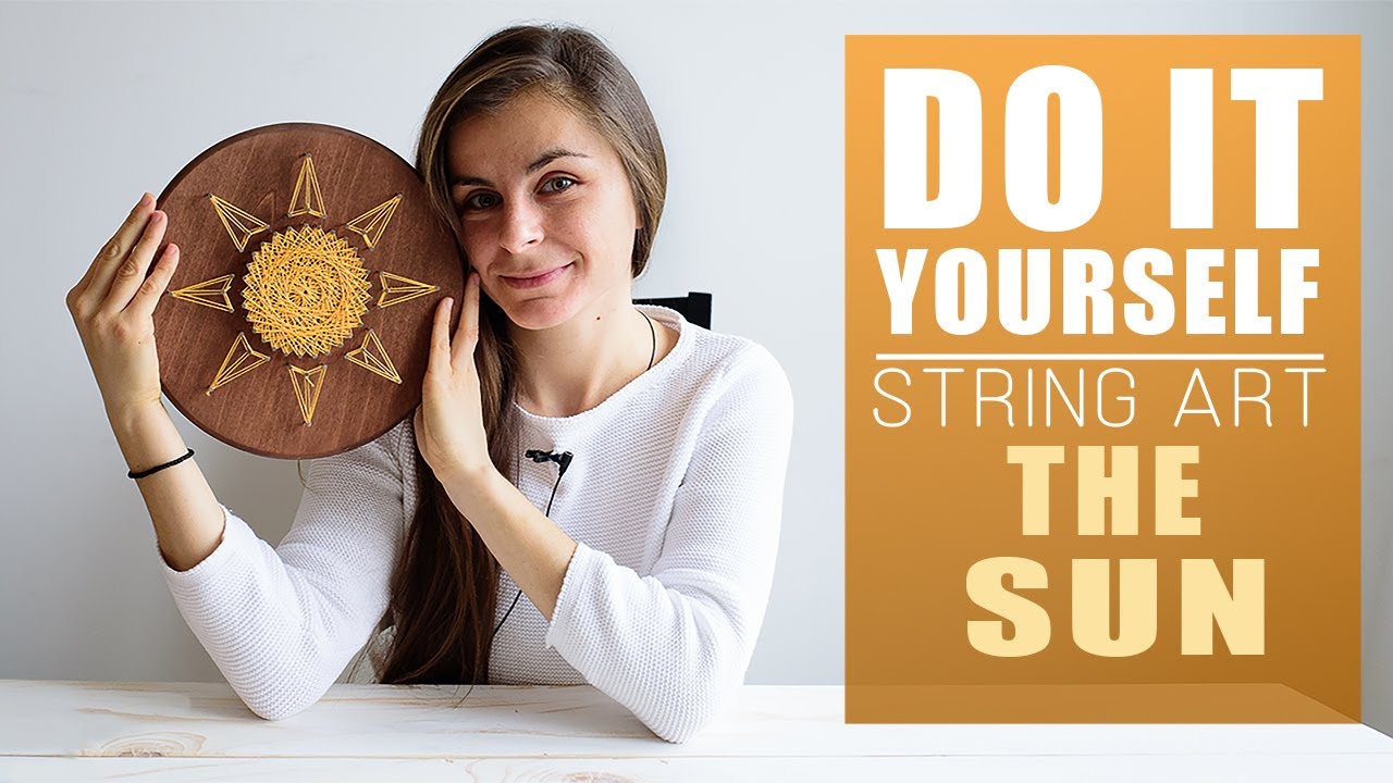 String Art | DIY | Making Process | The Sun |