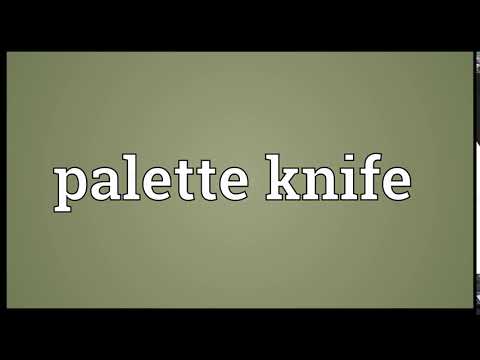 Palette knife Meaning | Wordogram