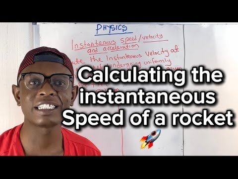 Instantaneous Velocity Explained |Rocket Motion Problems in Physics #physics #instantaneousvelocity