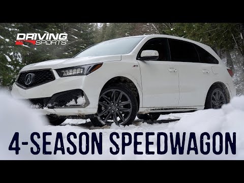 2019 Acura MDX SH-AWD A-Spec Reviewed - Sporty 3-Row Crossover #drivingsportstv