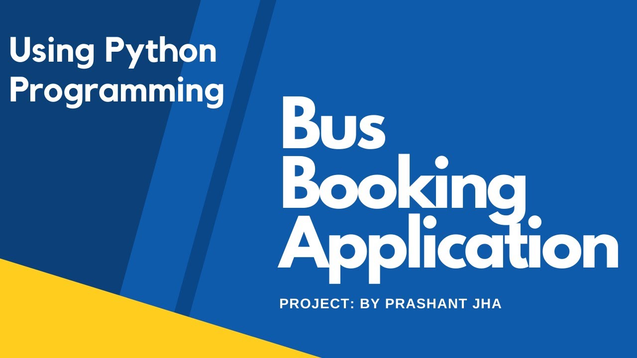 Bus Booking Application mini project using python programming #college #ai #application