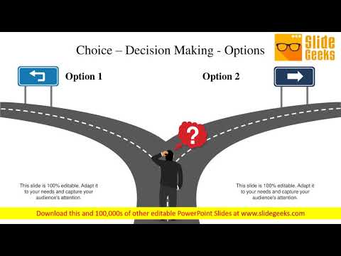 Decision Making Free Powerpoint Diagram