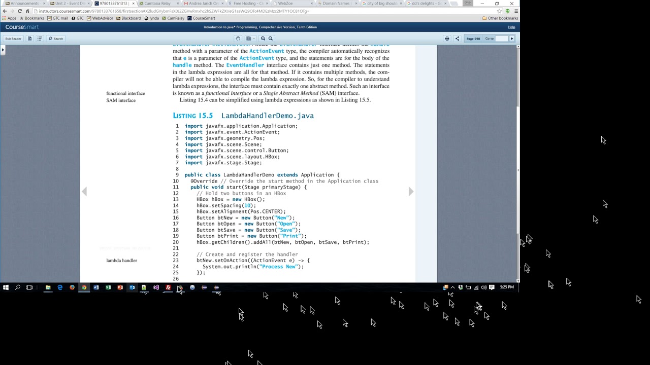 Java Programming 2 - Chapter 15 Lecture Part 3