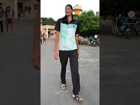 India's Tallest Girl: Unbelievable Heights! ???????? #shorts #tallestgirl #india