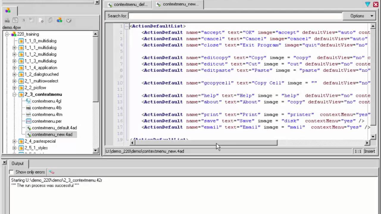 Customizing the right-click context menu