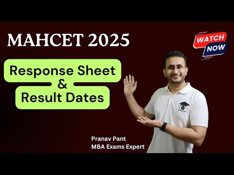 MAHCET MBA 2025 - Response Sheet & Result Date - EXPECTED Release Dates!