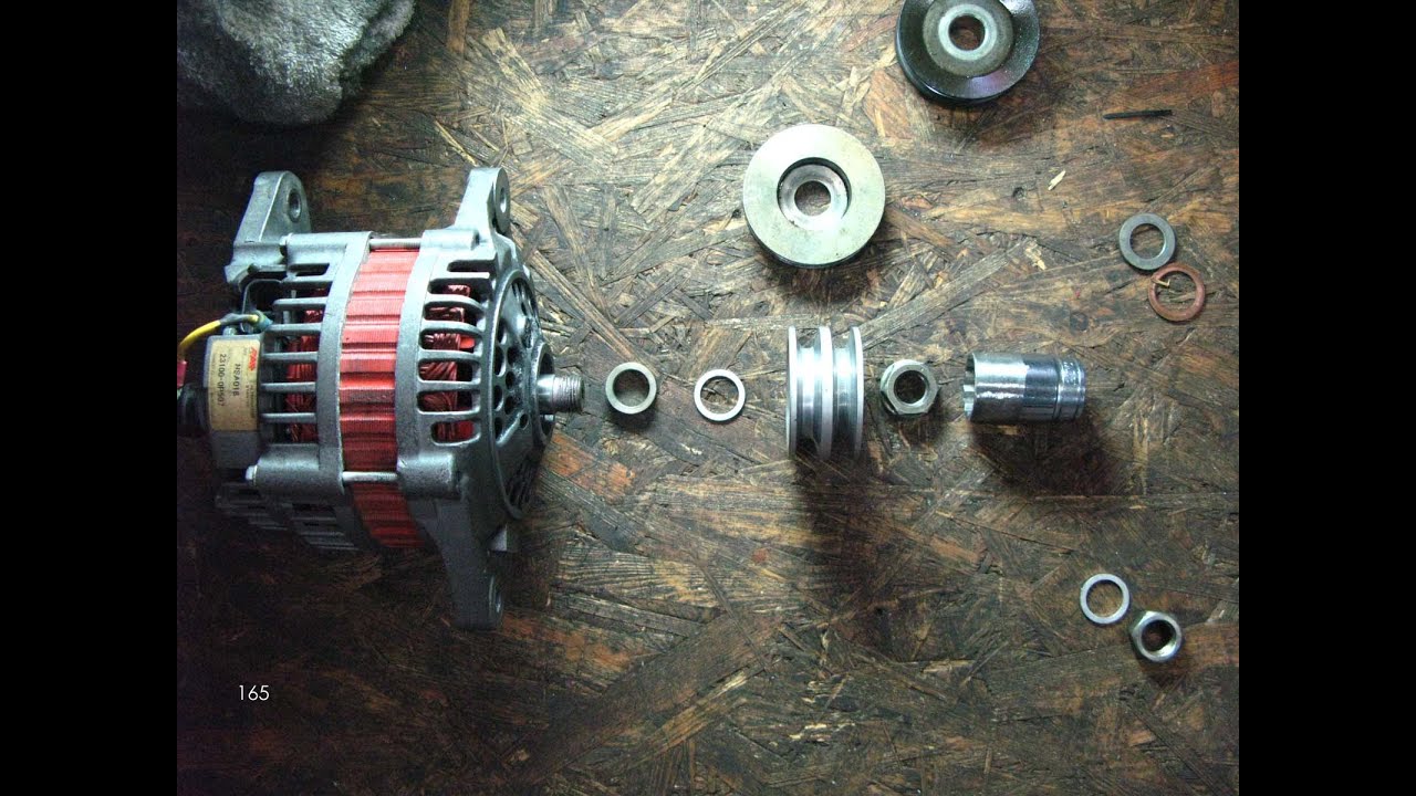 Alternator - double V-belt pulley & Timing Belt Replacement ( MASERATI 222 4v ) Vol.1