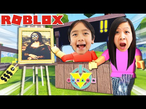 Who's the Better Artist!? Let's Play Roblox Starving Artists! Ryan VS Mommy!!